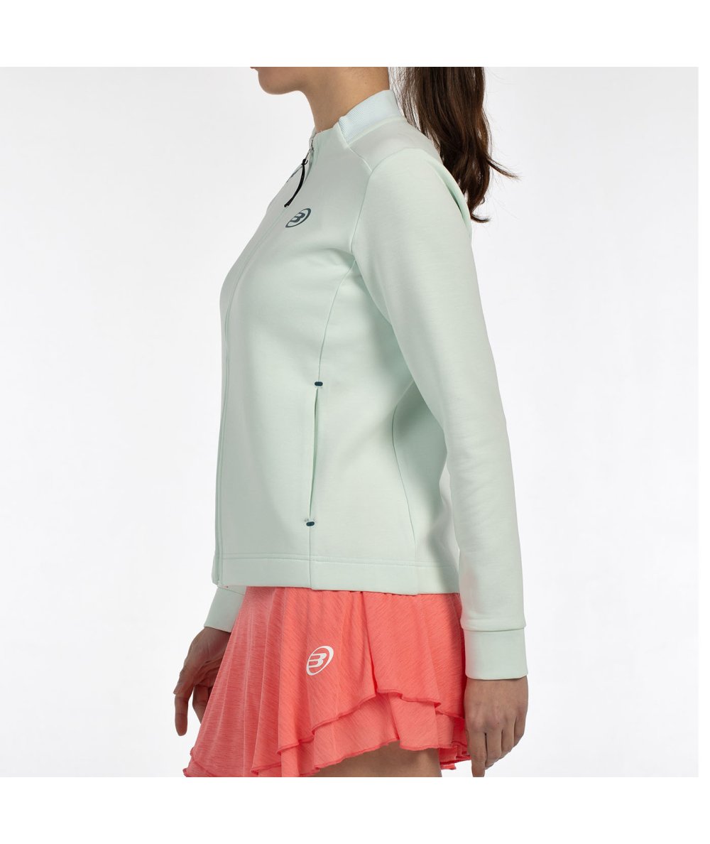 SUDADERA BULLPADEL ACORE VERDE AGUA