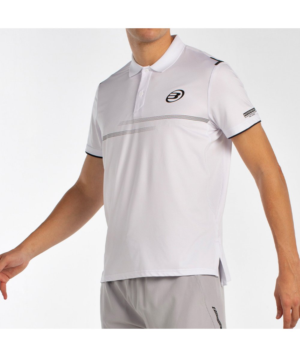 BULLPADEL MENKAR WHITE POLO SHIRT