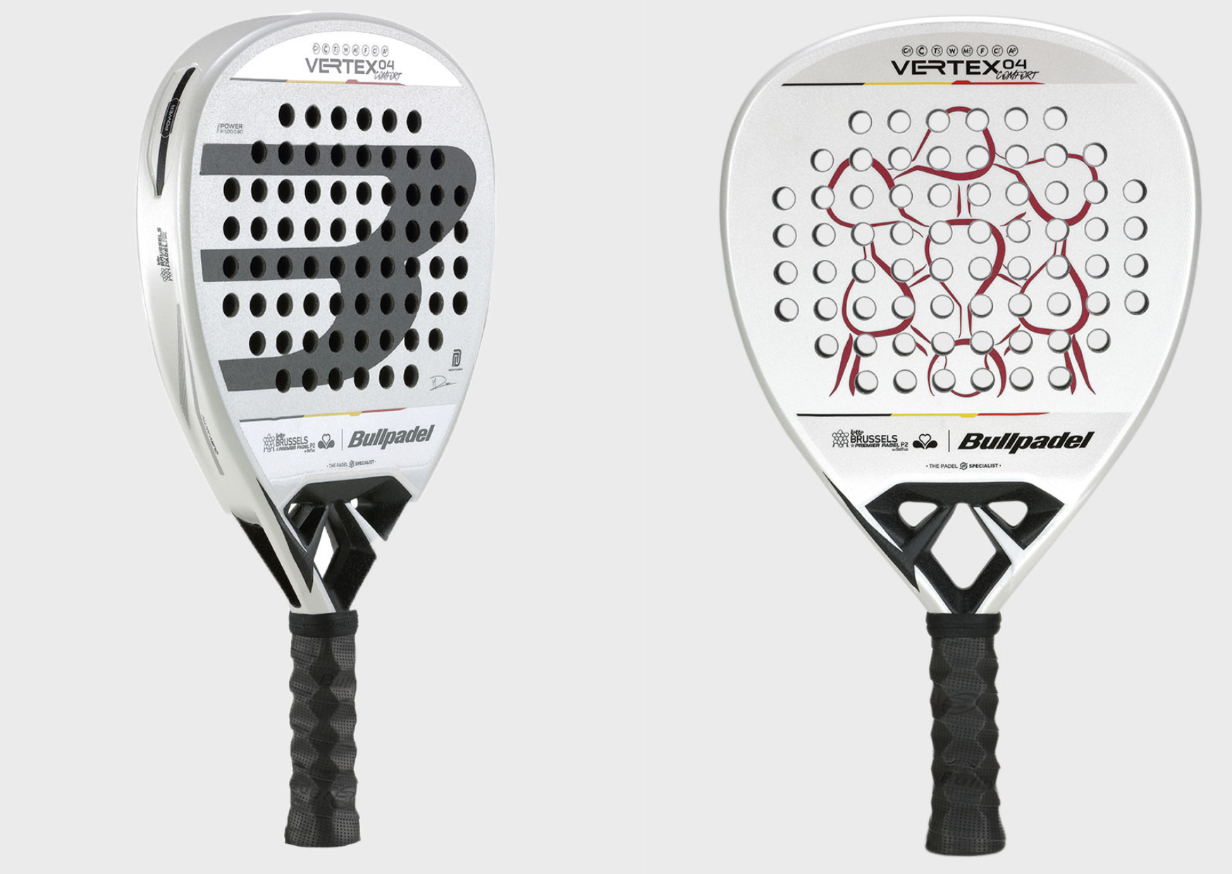 La VERTEX W y la VERTEX 04 Comfort palas oficiales del Brussels Premier ...