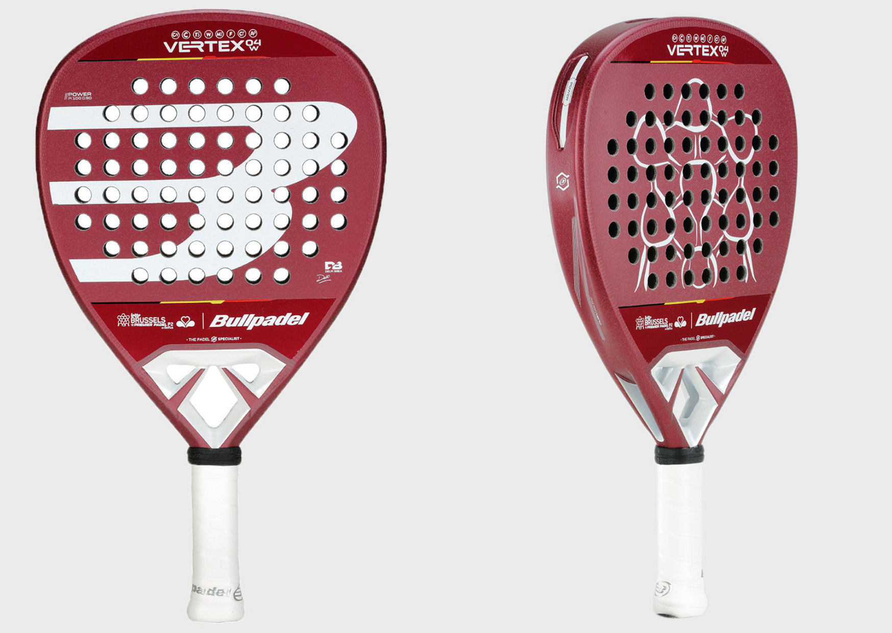 La VERTEX W y la VERTEX 04 Comfort palas oficiales del Brussels Premier ...