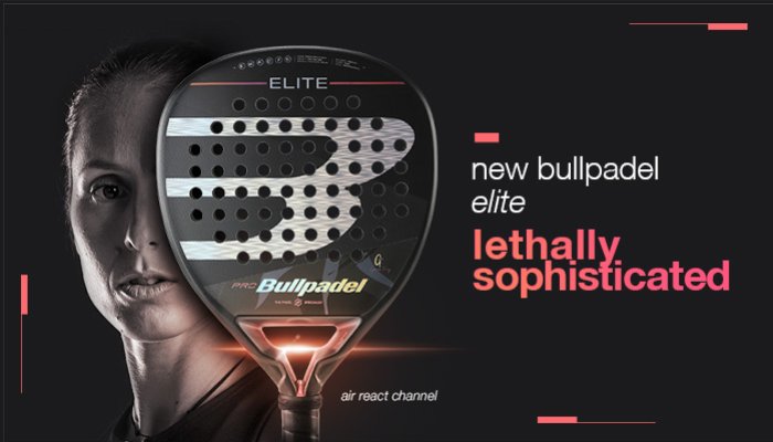 LETHALLY SOPHISTICATED: Gemma Triay's new ELITE racket has arrived